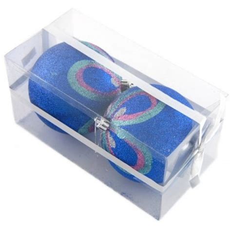 Блестящи коледни топки с цветни декорации за окачване на елха подаръци Podobro CoМ сувенири