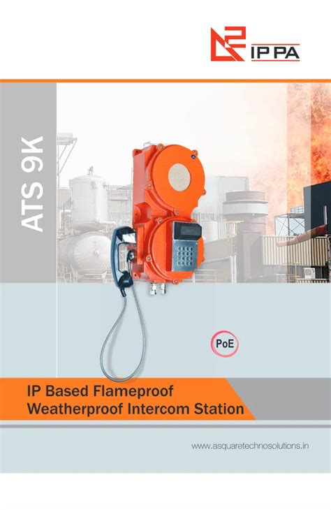 A IP Based Flameproof Weatherproof Intercom Station At Best Price In Pune
