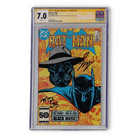 ewan mcgregor and mary elizabeth winstead signed 1985 batman issue 386 dc comic book cgc 7 0