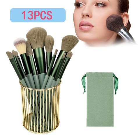 13pcs Soft Fluffy Makeup Brushes Set For Cosmetics Foundation Blush