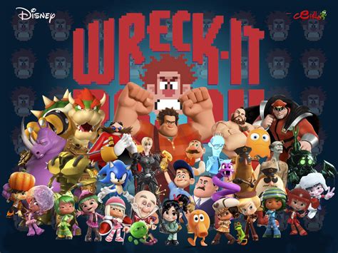 Video Game Characters In Wreck It Ralph