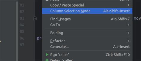 Intellij What Is This Strange Selection And How Do I Turn It Off Stack Overflow