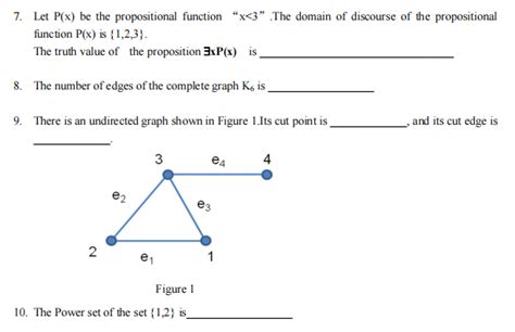 Solved 7 Let Px Be The Propositional Function X