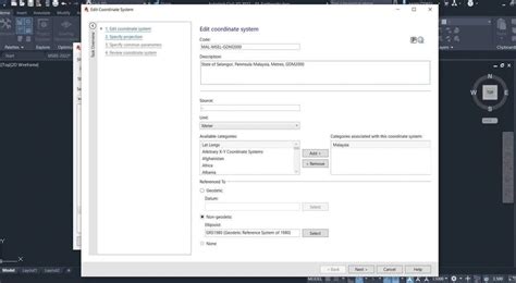 Cara Setting Coordinate System Gdm2000 Dalam Civil 3d 1 Taip