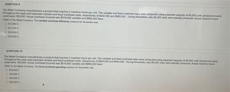 Solved A Material Price Variance Is Most Likely To Occur
