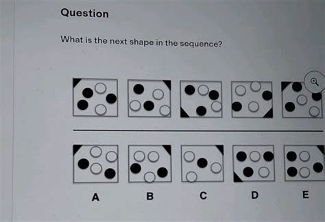 Question What Is The Next Shape In The StudyX