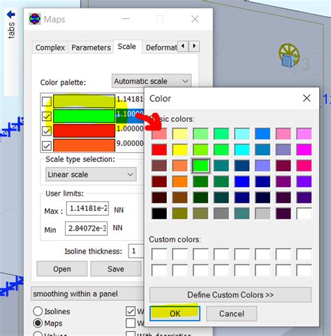 Is It Possible To Add New Color Palette For Maps Presentation In Robot Structural Analysis