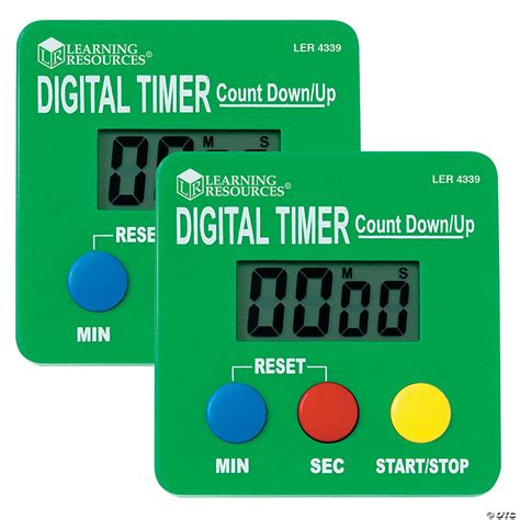 Learning Resources Digital Timer Pack Of 2 Oriental Trading