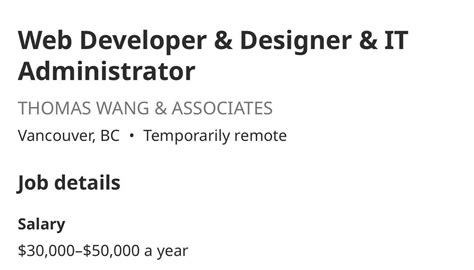 Web Developer And Designer And It Administrator And Yet Rrecruitinghell