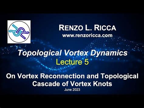 Free Video On Vortex Reconnection And Topological Cascade Of Vortex Knots Lecture 5 From