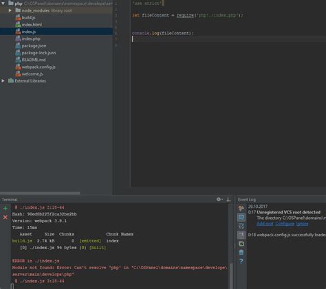 How Do I Get Data Into Php Array For Webpack Stack Overflow