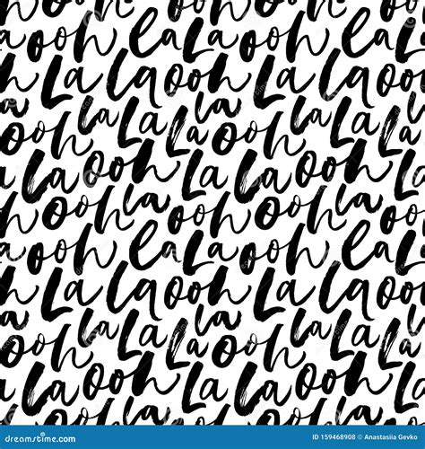 Oh Lala Vector Decorative Cursive Calligraphy Set 144977908