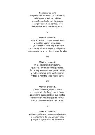 1940 Credo Ricardolópezmendez Poesiapdf Pdf