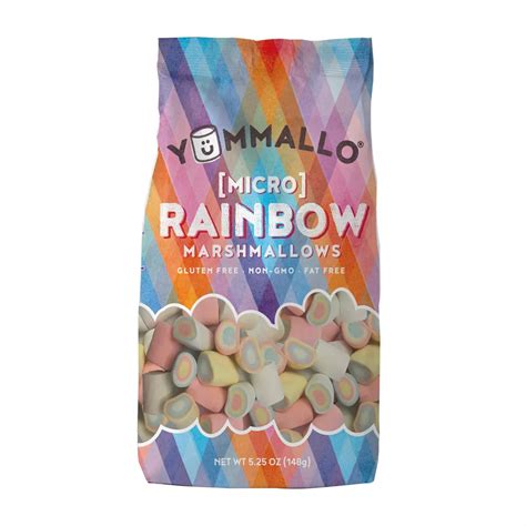 Yummallo Micro Rainbow Marshmallows Shop Baking Chocolate And Candies