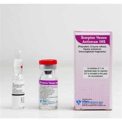 Scorpion Venom Antiserum 10 Ml At Rs 2000vial In Nagpur Id