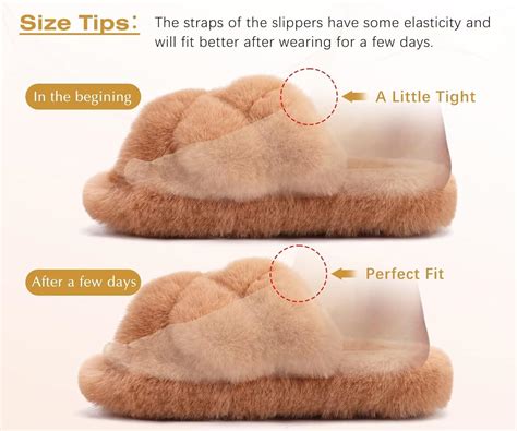 Coface Womens Fluff Slippers Open Toe Fuzzy Faux Fur Ladies House