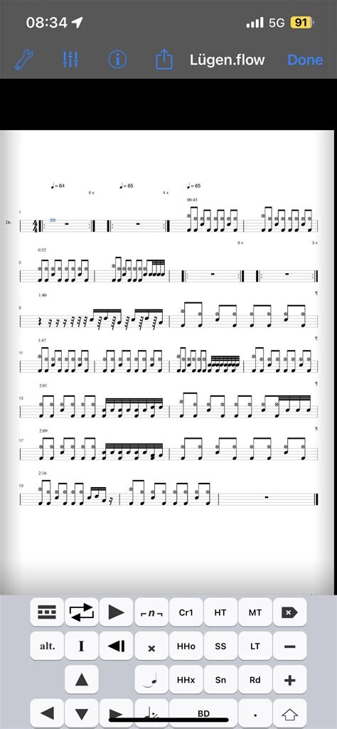 Drum Notes Rdrums