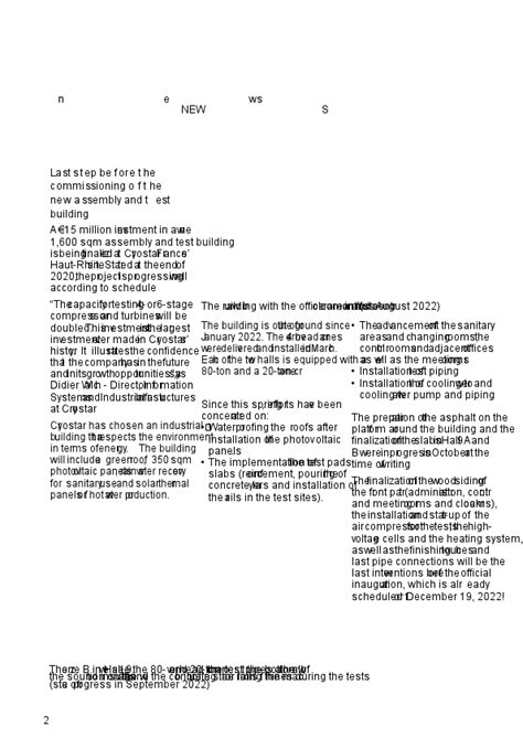 The Cryostar Magazine