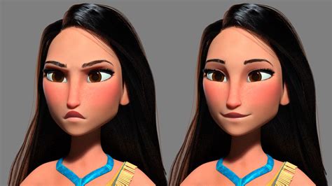 Pocahontas Fan Art From Ralph Breaks The Internet Zbrushcentral