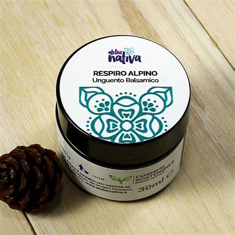 Unguento Balsamico Respiro Alpino Atelier Nativa