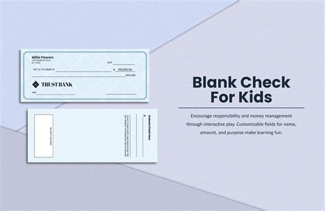 Blank Check Template In Illustrator Word Psd Download