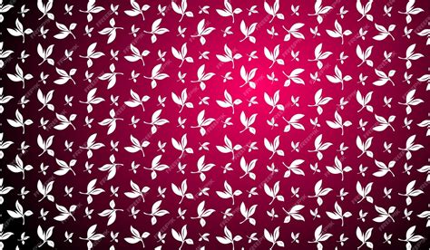 Free Vector Background Leaf Pattern Design Template