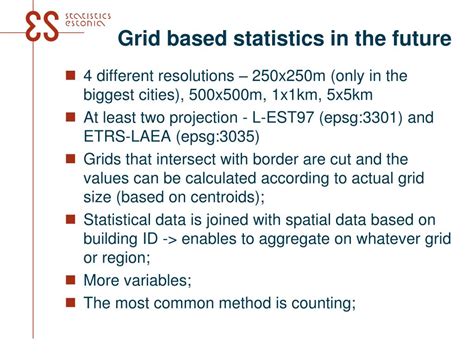 Ppt Production Of Grid Based Statistics In Statistics Estonia Powerpoint Presentation Id4085731