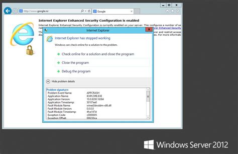Virtualbox Server 2012 Ie Crashing Constantly ~ The Sysadmin Himself