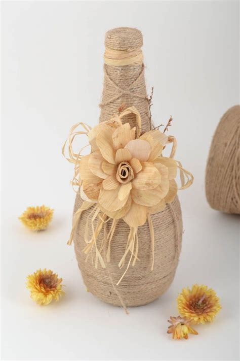 Красивый декор бутылок своими руками мастер класс оформления и тематического украшения бутылок