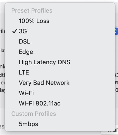Testing Macos Network Conditions Using Apples Network Link Conditioner