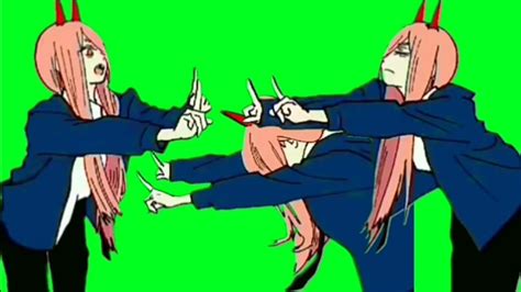 Аниме Зеленый Экран Человек Бензопила Пауэр Youtube