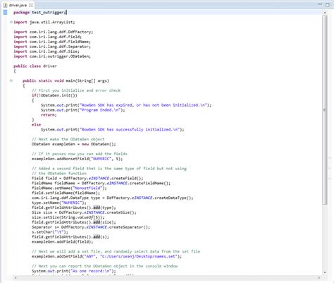 Test Data Functions In Java The Iri Rowgen Sdk Iri