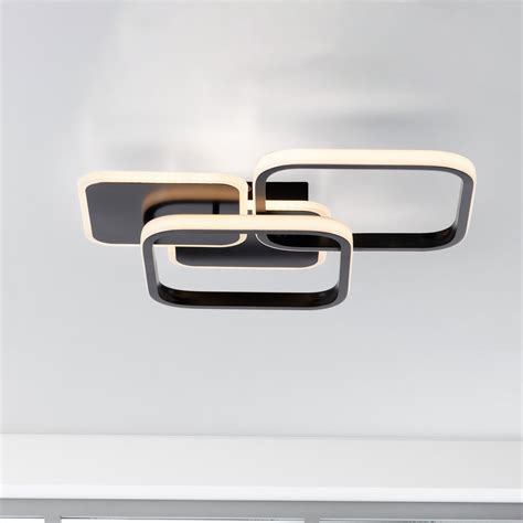 Led Ceiling Light Sevent Angular 3000 K Black Lightsie Led Ceiling Light Sevent Angular 3000 K Black Lightsie