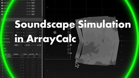 soundscape simulation in arraycalc youtube