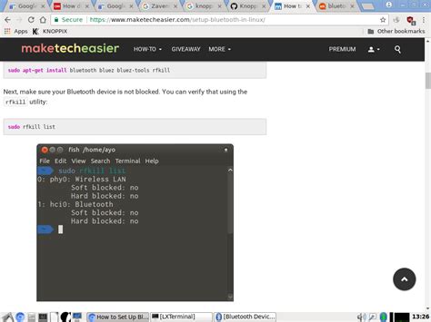 My Journey With The Linux Operating System Setup Bluetooth In Linux