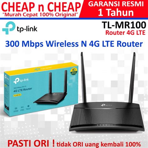 Jual Tp Link Tl Mr Router G Lte Tplink Mr Sim Card Kota Denpasar Cheap N Cheap