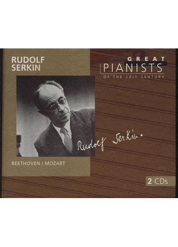Sebo Do Messias Cd Rudolf Serkin Beethoven Mozart Importado Digipack Capa Livreto