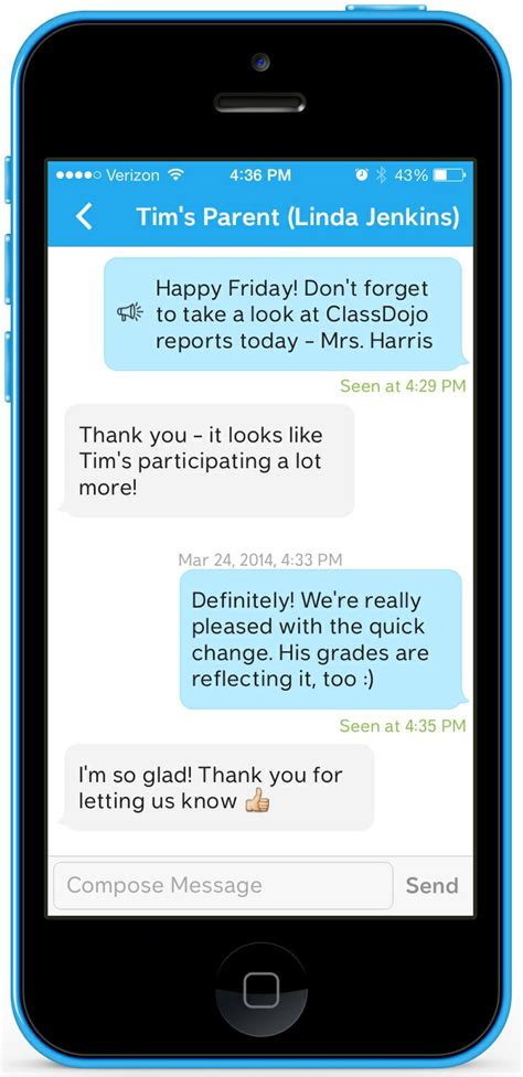Introducing Classdojo Messaging Teaching Technology Classroom