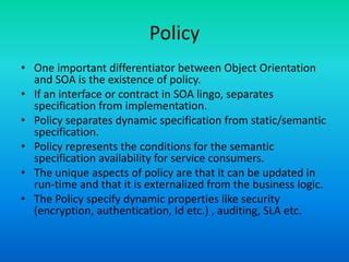 Soa Service Architecture Components PPT Free Download