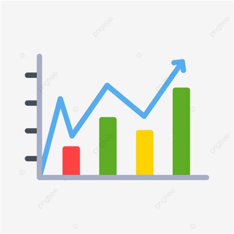 Line Chart Flat Icon Vector Analytics Chart Graph Png And Vector
