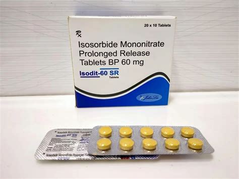 Isodit Isosorbide Mononitrate Tablet 30 Mg 60 Mg Packaging Type Strips At ₹ 67 00 Stripe In