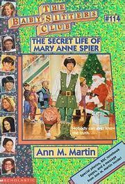 The Secret Life Of Mary Anne Spier By Ann M Martin Goodreads