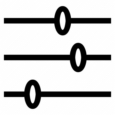 Equalizer Button Music App Setting Volume Icon Download On Iconfinder