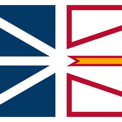 Square Flag Of Newfoundland And Labrador Buyric