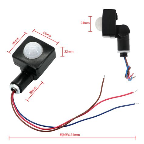 Bakeey Security Pir Human Body Motion Sensor Detector Ac 220 240v Inductor Light Switch