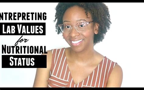 Part 1 Interpreting Lab Values For Nutritional Status Kim Rose