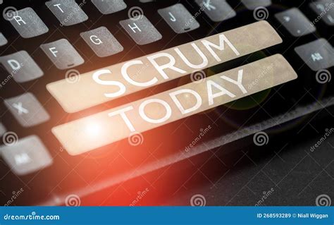 Sign Displaying Scrum Word For Handwriting As Distinct From Print Written Characters Of Play