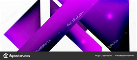 Abstract Background Simple Color Geometric Shapes Composition Effect