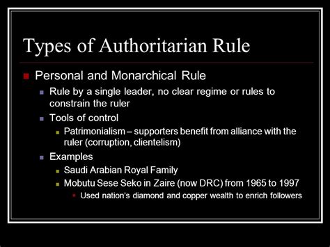 Authoritarianism Government