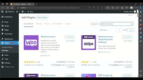 Install Woocommerce Elementor Dan Tema Pada Wordpress Youtube